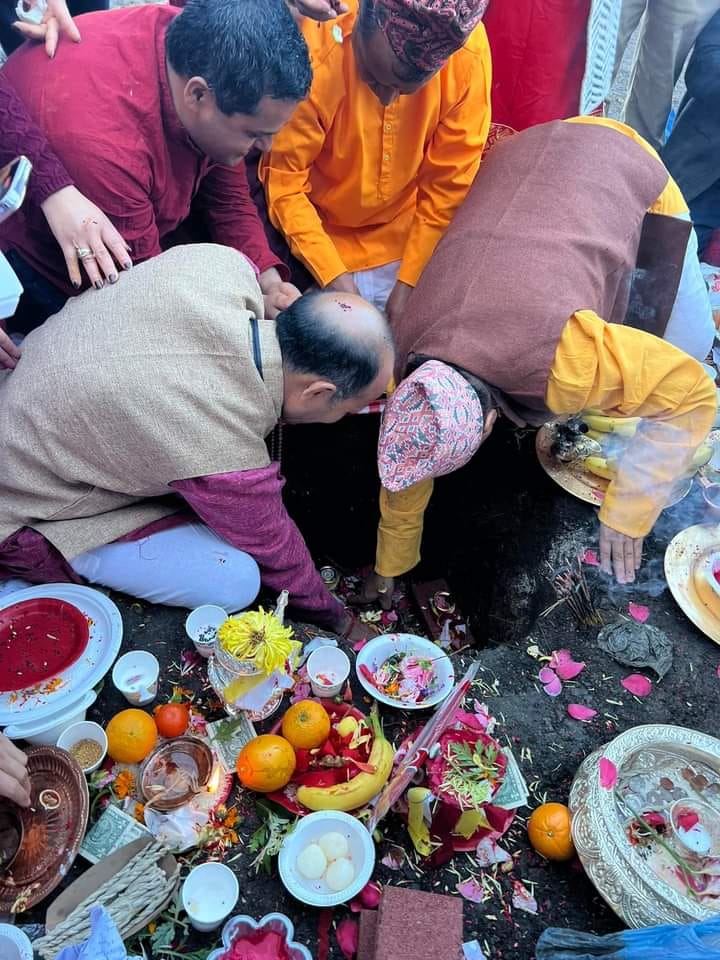Foundation laying of ‘Muktinath Dham Temple’ in California – Muktinath ...